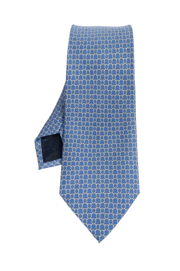 FERRAGAMO Silk Tie - Blue