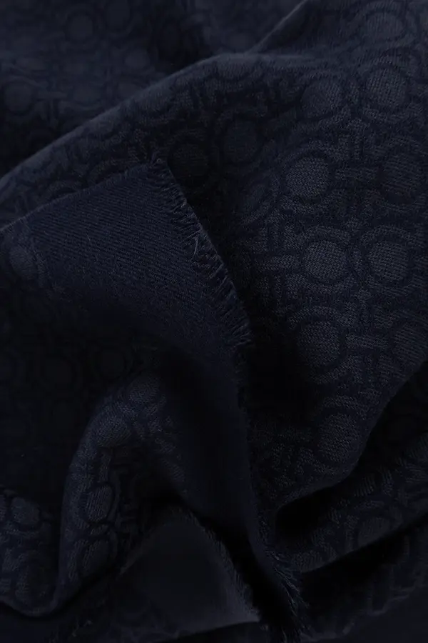 FERRAGAMO Wool Scarf With Monogram