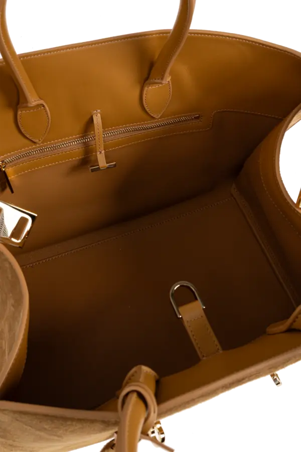FERRAGAMO Suede Bag `hug
