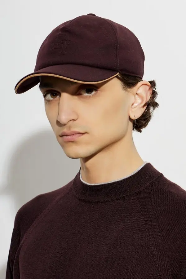 Eleventy Wool Baseball Cap