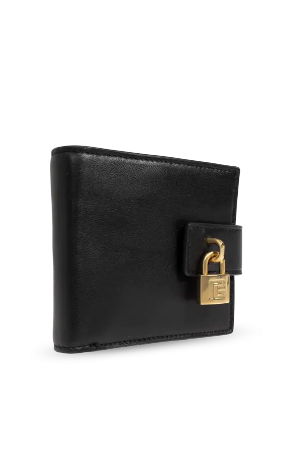 Balmain Leather Wallet With Logo