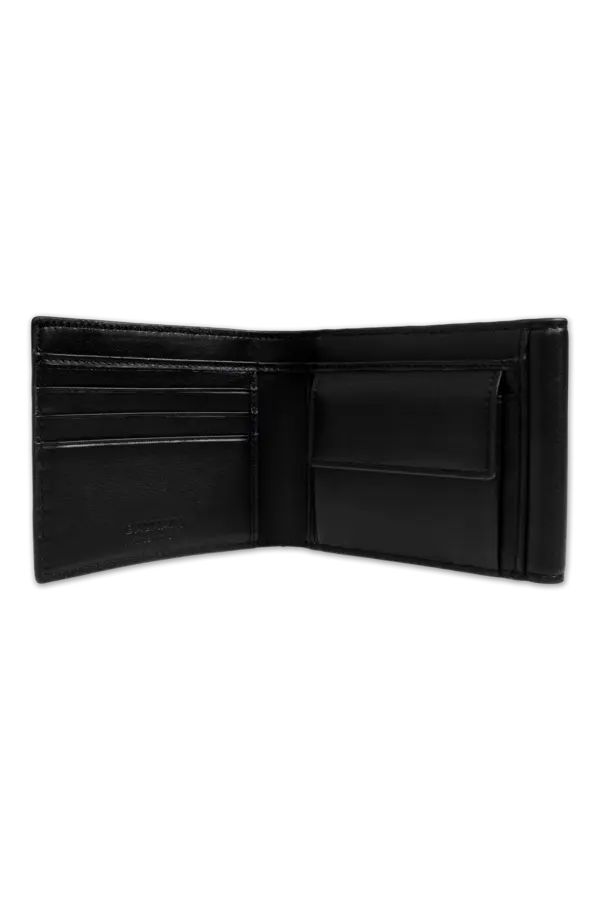 Balmain Leather Wallet With Logo