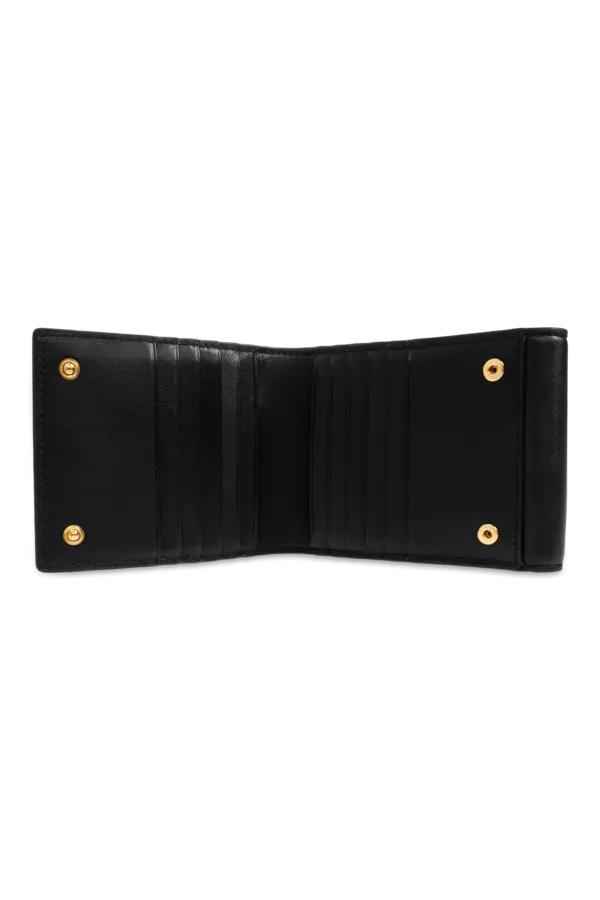 Balmain Leather Wallet With Logo