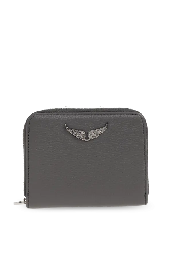 Zadig&Voltaire Leather Wallet - Grey