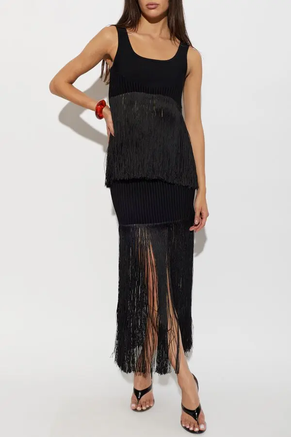 Alaïa Fringed Skirt