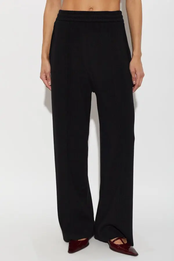 LANVIN Wool Trousers With Straight-leg Cut