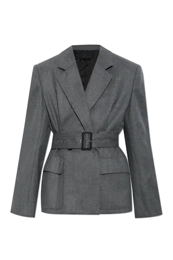 LANVIN Wool Blazer With Belt