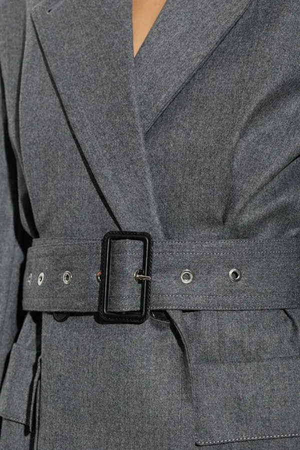 LANVIN Wool Blazer With Belt