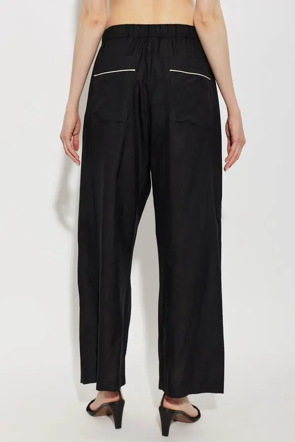 TOTEME Silk Wide-leg Trousers