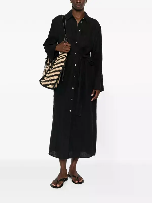 Marc O'polo Belted Midi Shirt Dress