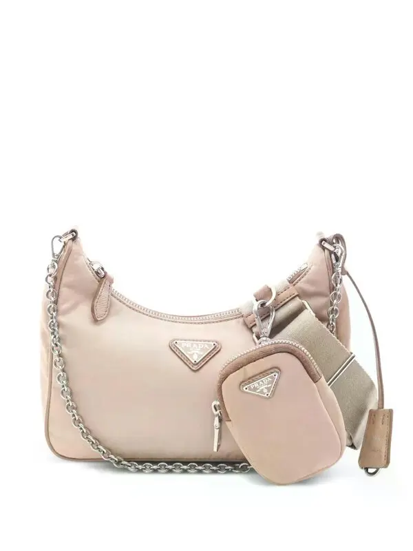 Prada Re-edition 2005 Crossbody Bag - Neutrals