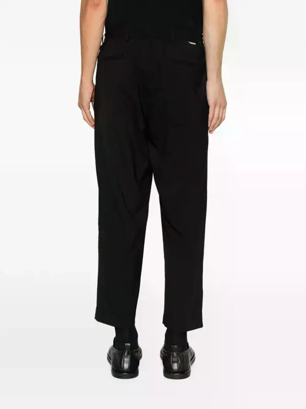 YES LONDON Pleated Elasticated-waistband Trousers
