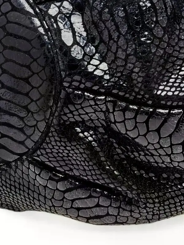 Michael Kors Python-embossed Chain-link Tote Bag