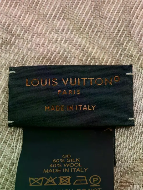 LOUIS VUITTON 2022 Monogram Fringed Scarf