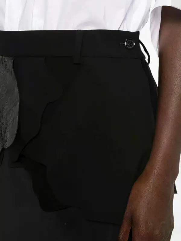 Moschino Patchwork Design Tiered Midi Skirt