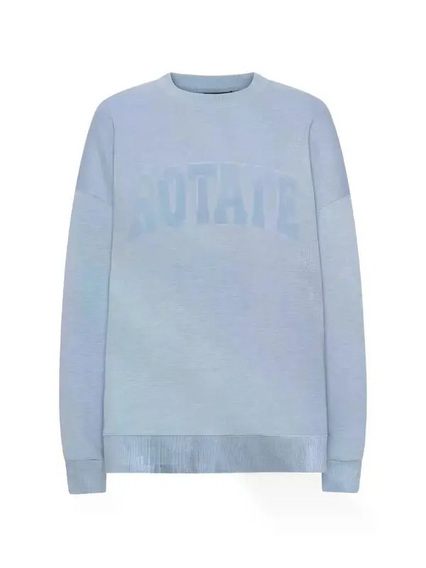 ROTATE BY BIRGER CHRISTENSEN Heavy Crewneck Sweatshirt - Blue
