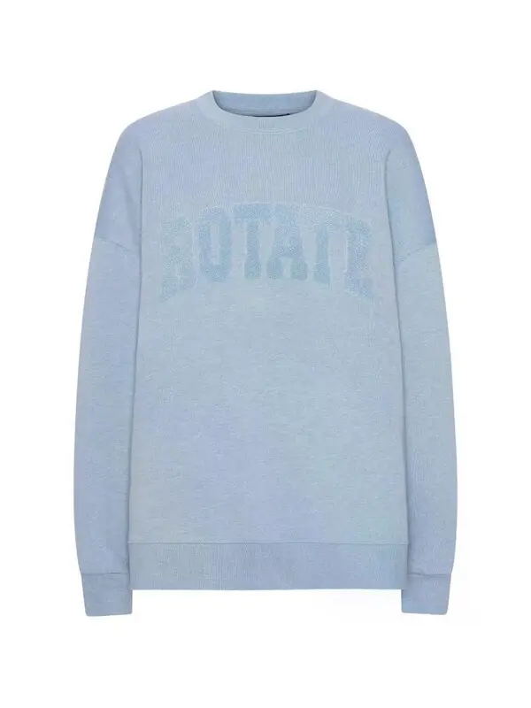 ROTATE BY BIRGER CHRISTENSEN Heavy Crewneck Sweatshirt - Blue