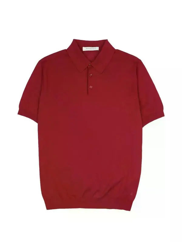 BROOKSFIELD Buttoned Polo Shirt - Red