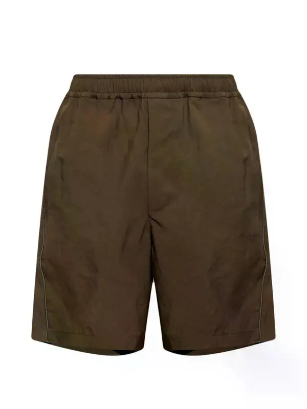 Givenchy Logo-embroidered Shorts - Brown