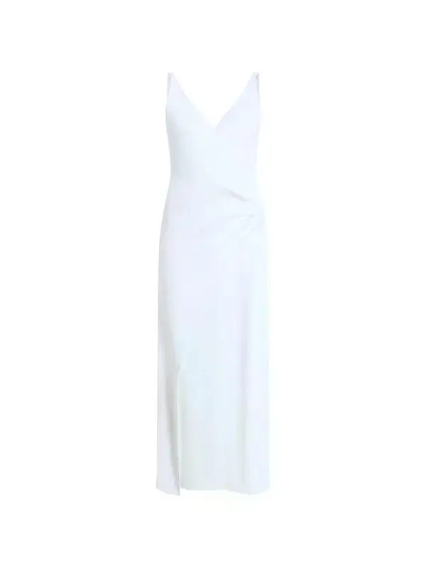 Proenza Schouler Noema Heavy Sable Wrap Dress - White