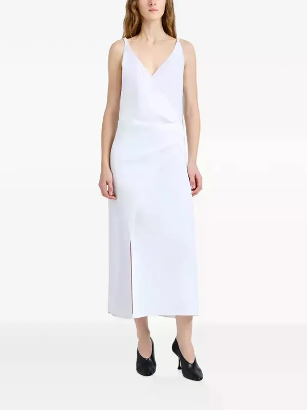 Proenza Schouler Noema Heavy Sable Wrap Dress