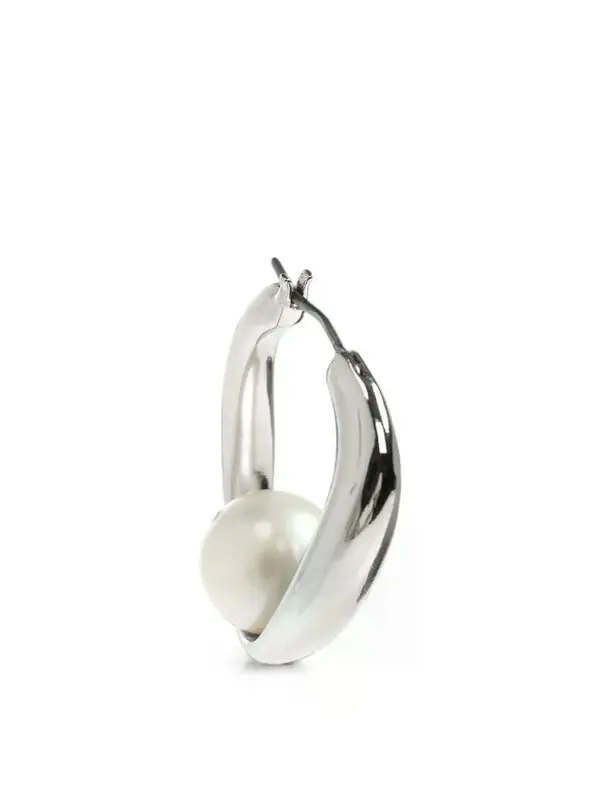 Kate Spade New York Harmony Hoops Glass-pearl Earrings