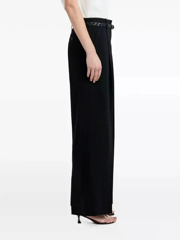 Proenza Schouler Halima Pleated Matte Double Crepe Trousers