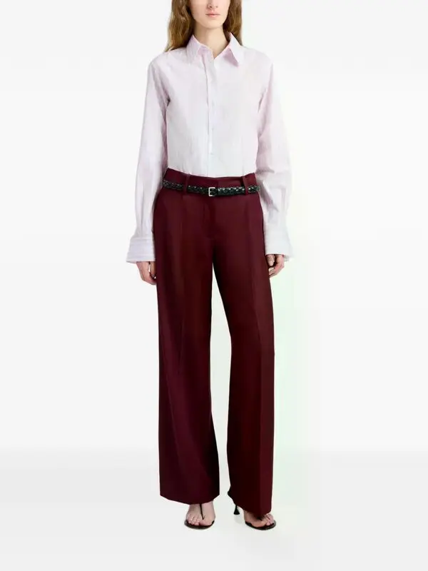 Proenza Schouler Halima Pants In Wool Gabardine