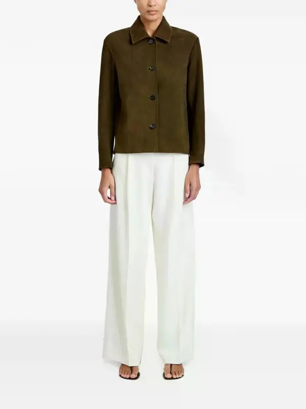Proenza Schouler Irine Suede Jacket - Brown
