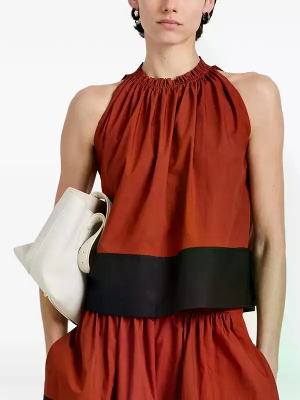 Proenza Schouler White Label Esme Top In Poplin
