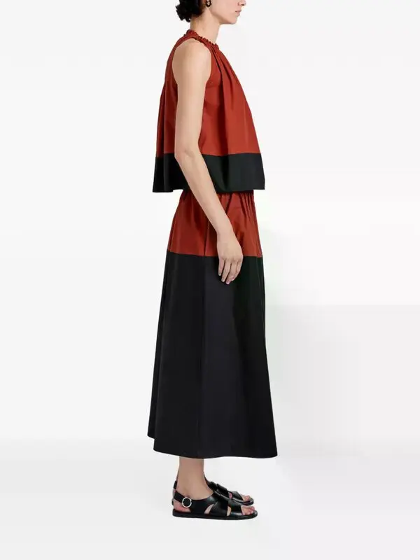 Proenza Schouler White Label Sleeveless Poplin Top - Brown