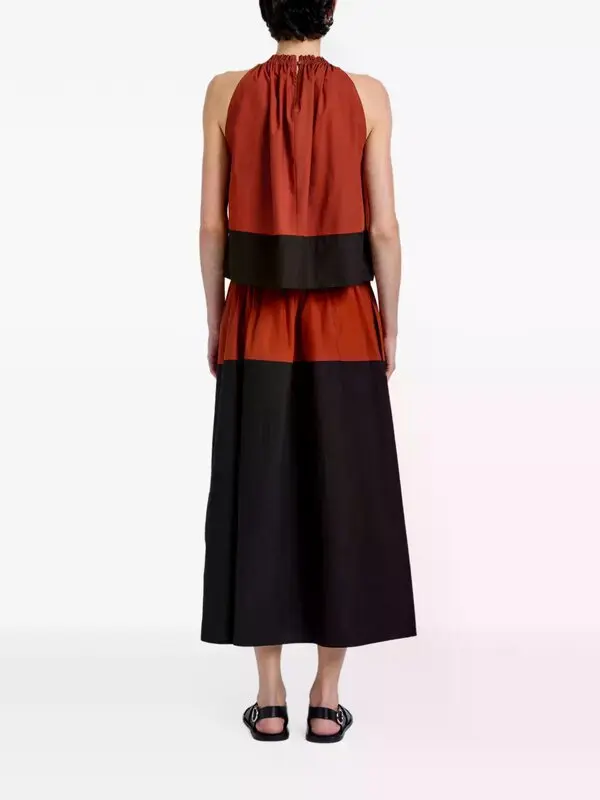 Proenza Schouler White Label Sleeveless Poplin Top - Brown