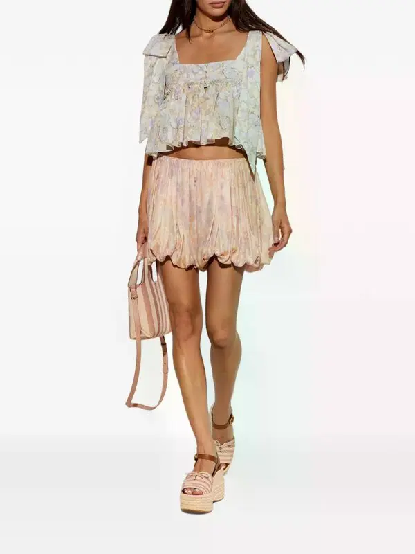 Chloé Isla Canvas Jacquard Wedge Espadrilles