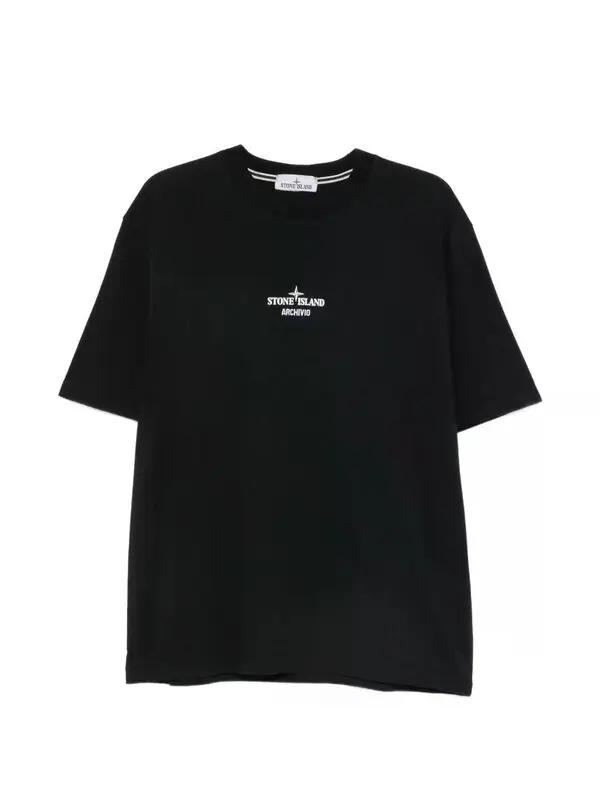Stone Island Archivio Graphic-print T-shirt - Black