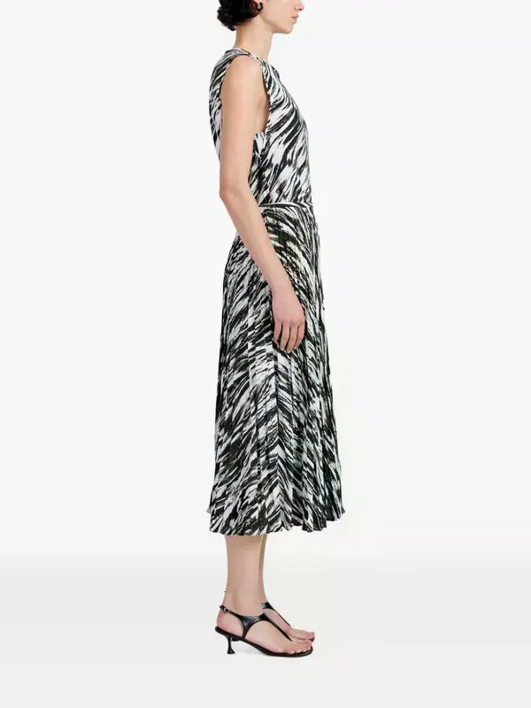 Proenza Schouler White Label Megan Printed Twill Top