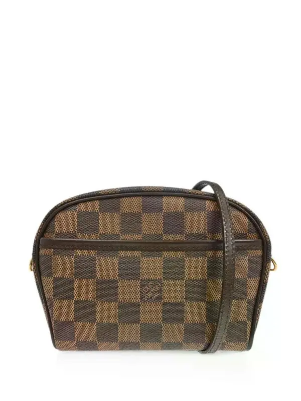 LOUIS VUITTON 2001 Damier Pochette Ipanema Shoulder Bag