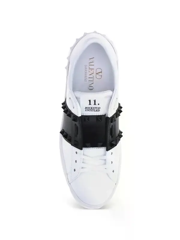 Valentino Garavani Open Rockstud Sneakers - White