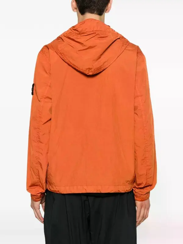 Stone Island Logo Patch Hooded Jacket