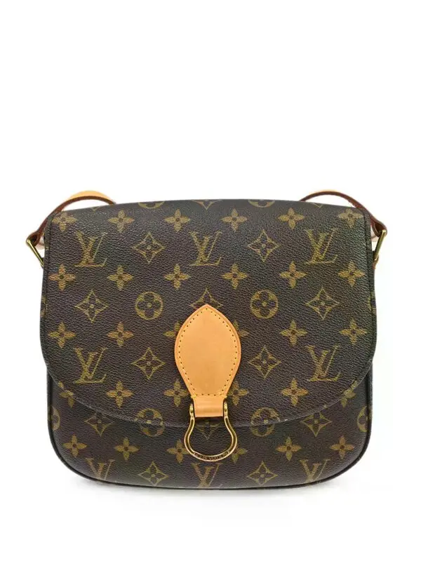 LOUIS VUITTON 2005 Monogram Saint Cloud Gm Shoulder Bag - Brown