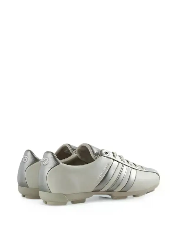 Y3 Field Logo-debossed Metallic-effect Sneakers