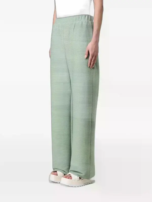 Max Mara Elasticated-waistband Straight-leg Trousers