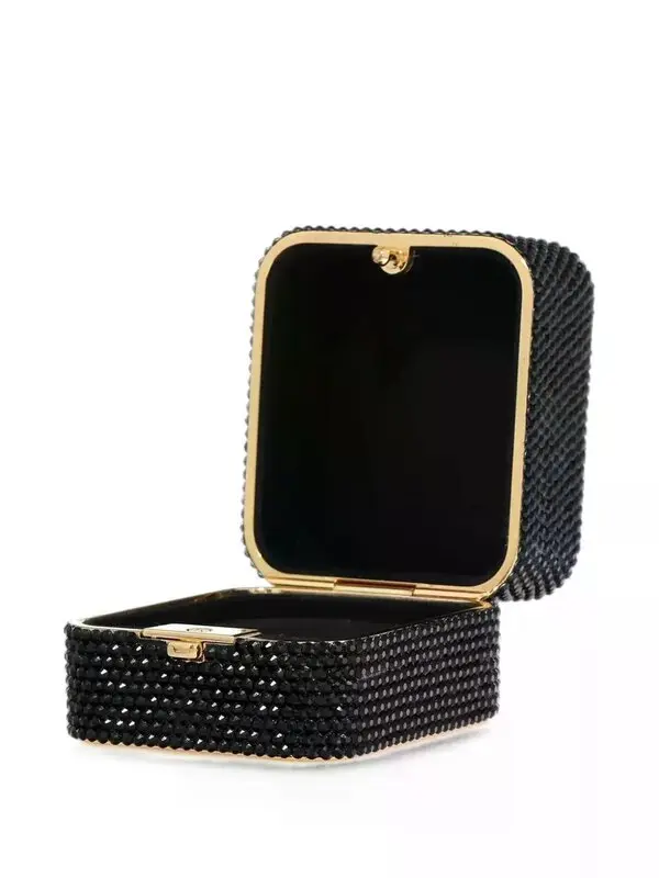 Judith Leiber Say Yes Crystal-embellished Jewelry Box - Black