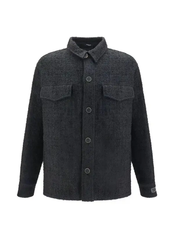 Balmain Flap-pocket Shirt Jacket