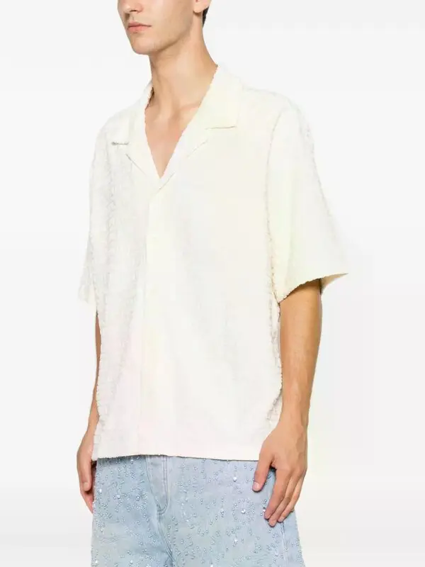 PURPLE BRAND Logo-embossed Shirt
