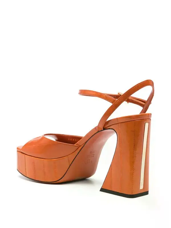 Fendi Arco Platform Block-heel Sandals
