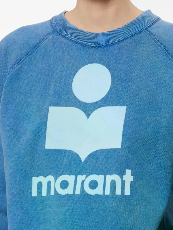 MARANT ETOILE Logo-print Raglan-sleeve Sweatshirt