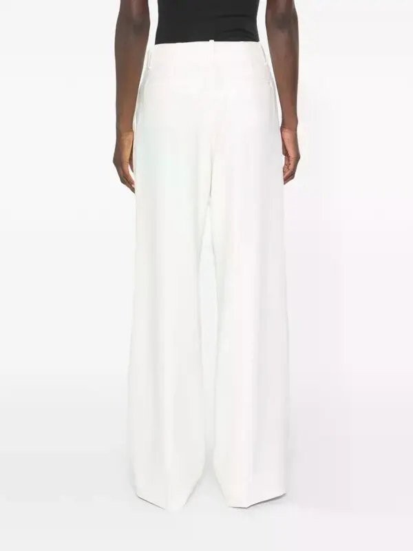 Proenza Schouler Halima Crepe Wide Leg Trousers