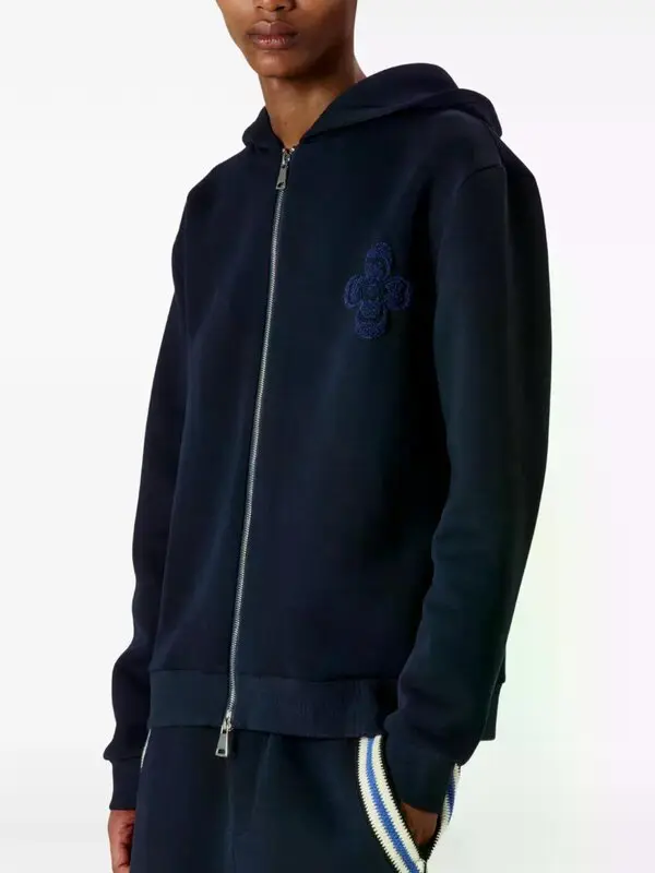 Commas Embroidered Zip-up Hoodie