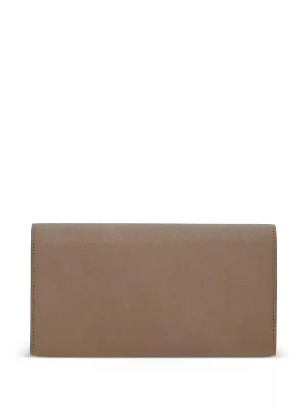 FERRAGAMO Gancini Wallet On Chain - Brown