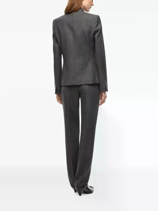 Pinko Tailored Wool-blend Jacket - Grey